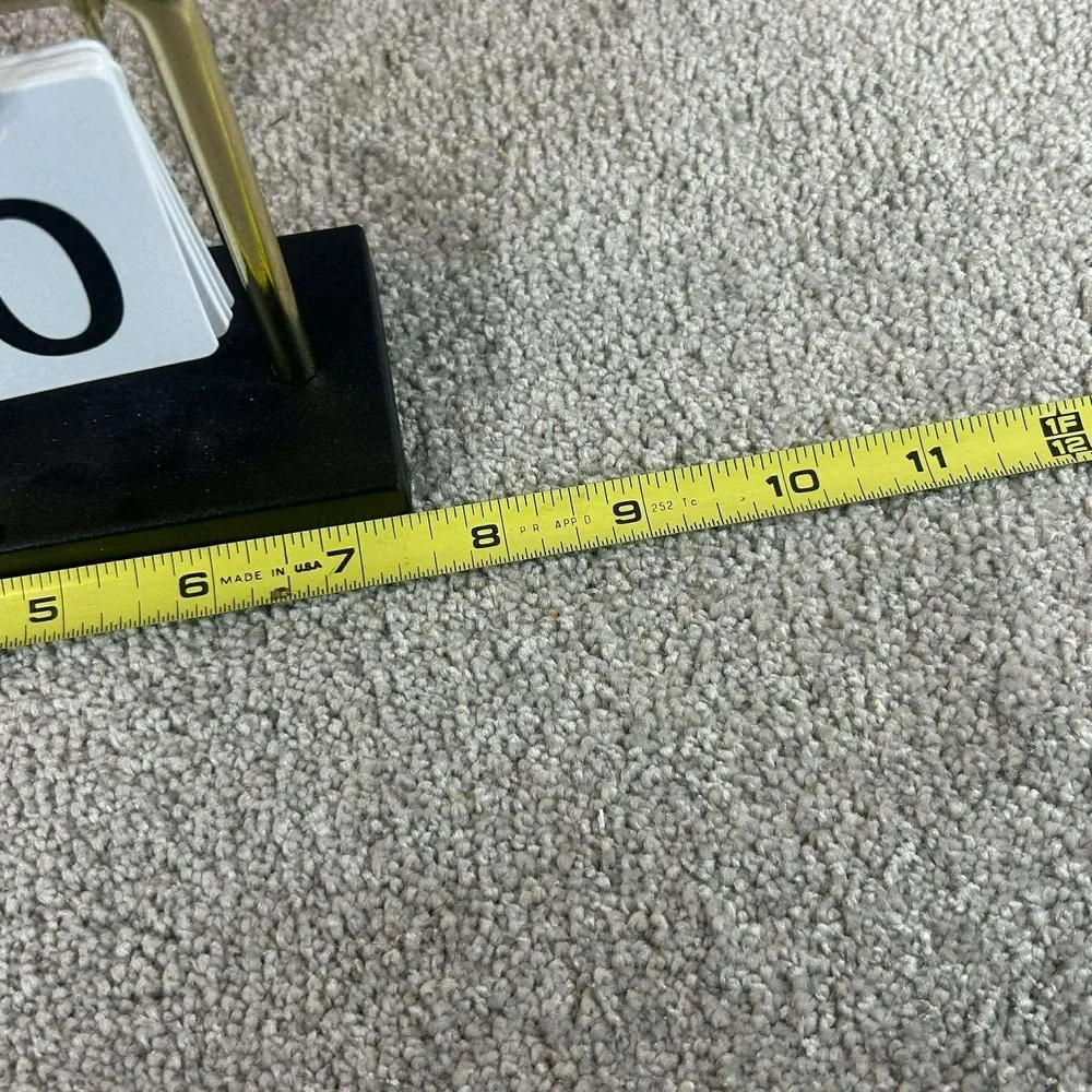 Target | Office | Target Perpetual Flip Calendar Gold Black Metal Desk ...